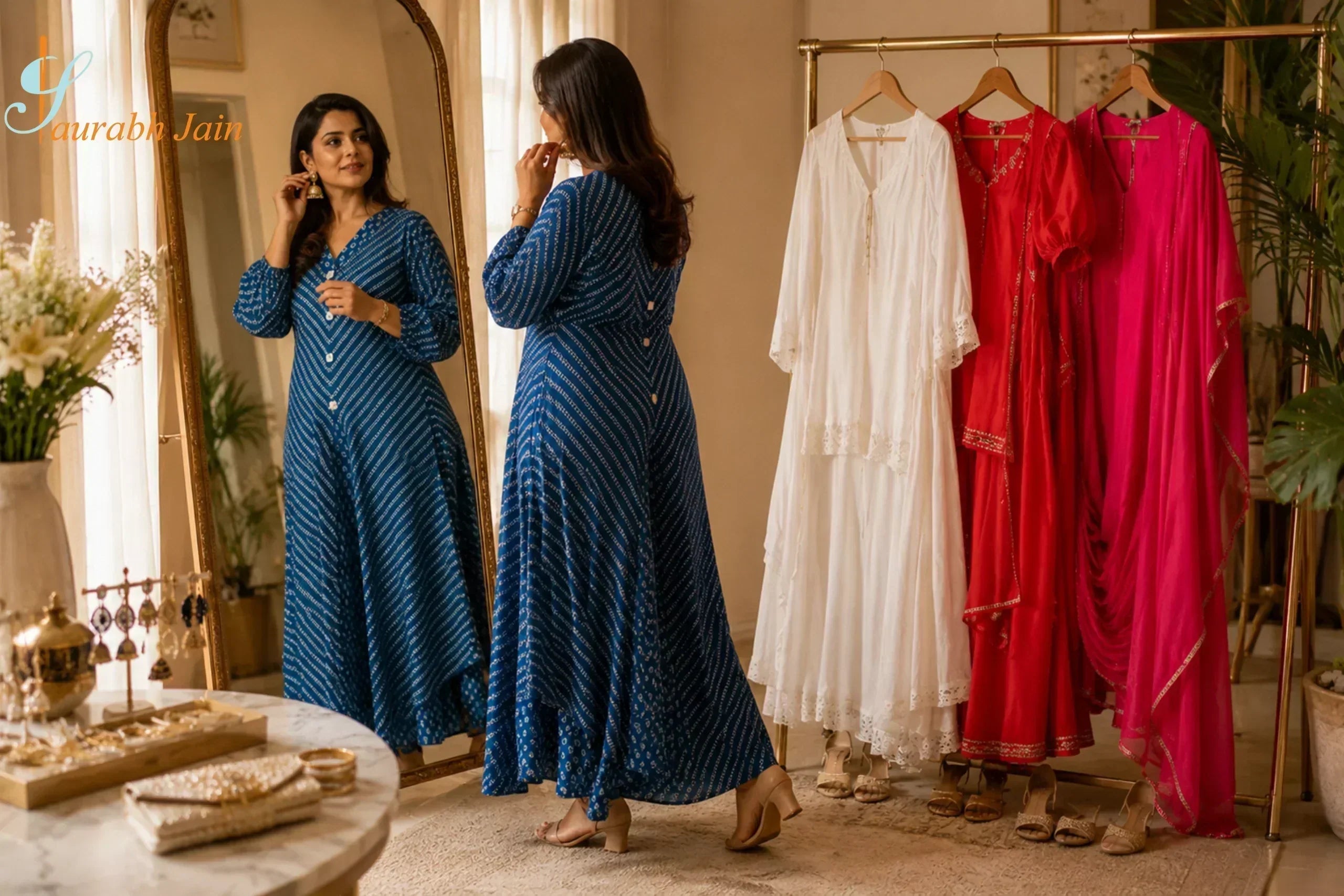 How to Create Stunning Looks with Plus Size Ethnic Wear – Saurabh Jain ...